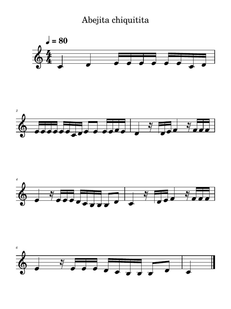 Abejita Chiquitita CSB | PDF