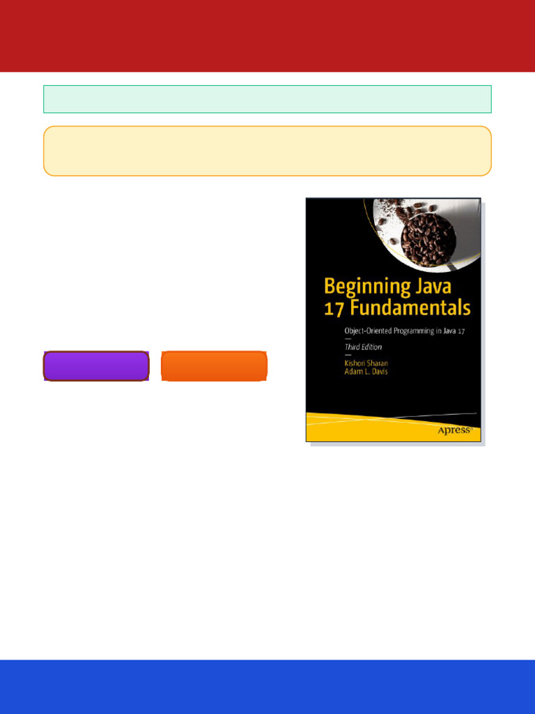 Beginning Java 17 Fundamentals Object Oriented Programming in Java 17 ...