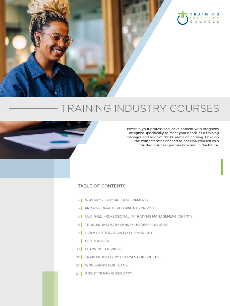 Professional Development for Training Managers | PDF | Artificial ...