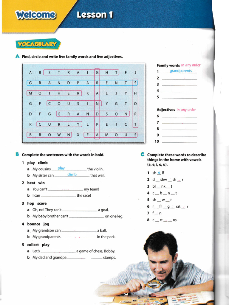 Workbook Unit 1 - Kids Zone 6 - 100547 | PDF