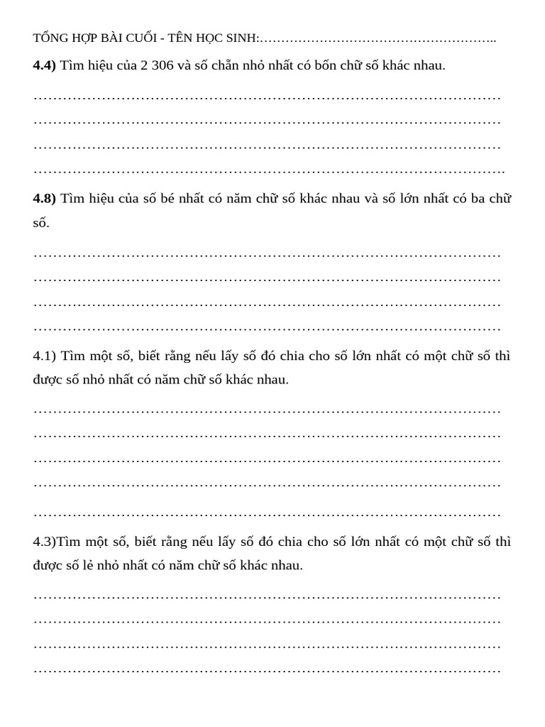 TONG HOP DẠNG 3 | PDF