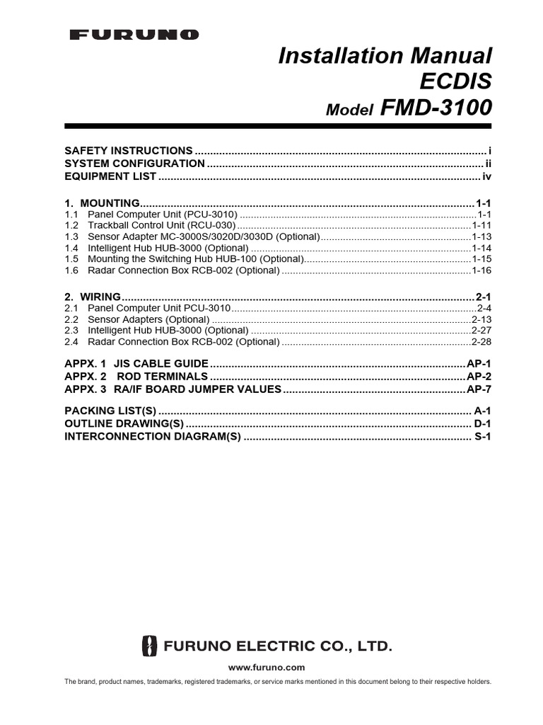 Fmd3100 Installation Manual | PDF | Power Supply | Screw