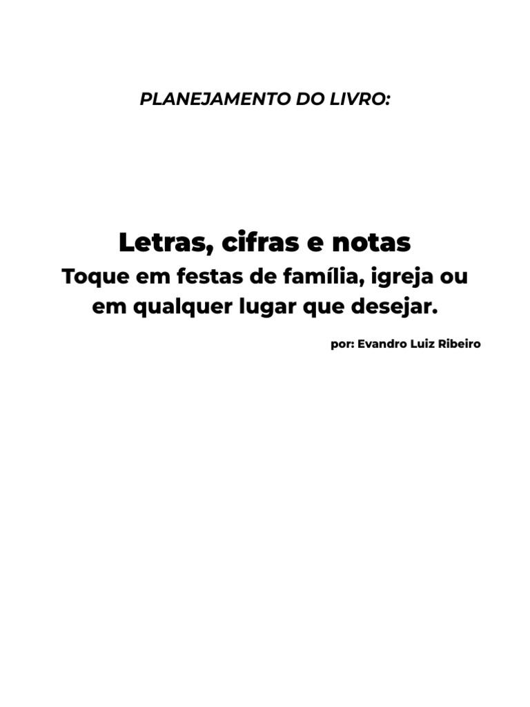 Prévia Letras, cifras e notas | PDF | Canto | Música Gospel