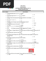 Soal SAS 1 Matematika Kelas 1 2025 | PDF