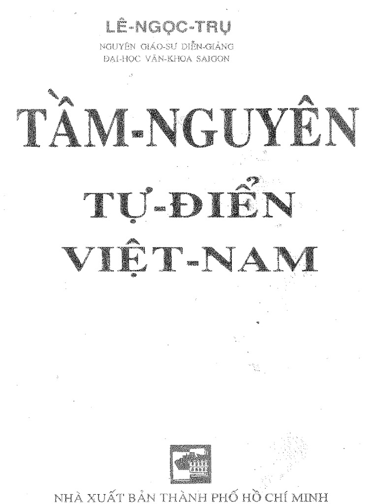 Tam Nguyen Tu Dien | PDF