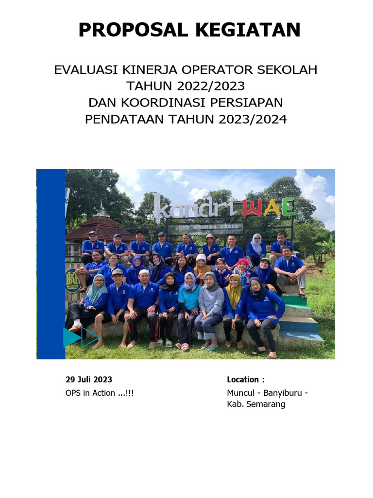 Proposal OPS 29 Juli 2023 | PDF