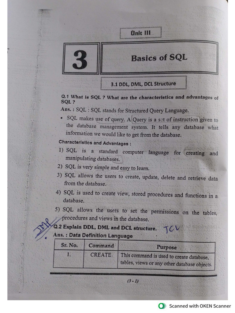 Decode Dbms Unit 3 | PDF