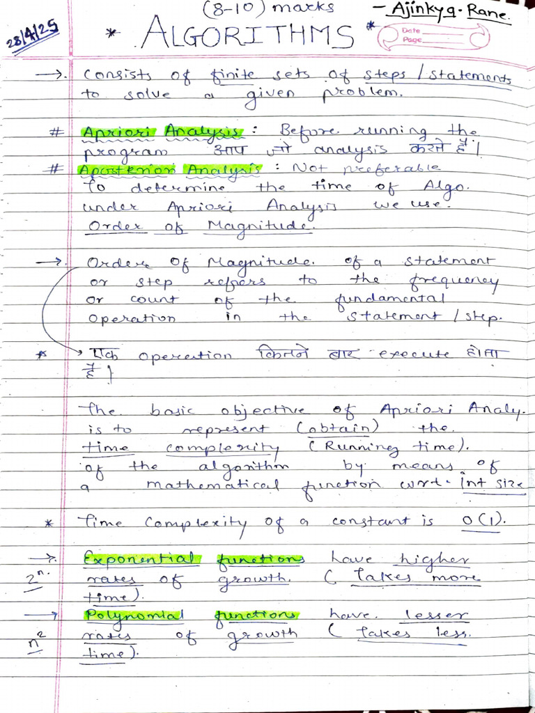 Algorithm Complexity Analysis Guide | PDF | Theoretical Computer ...