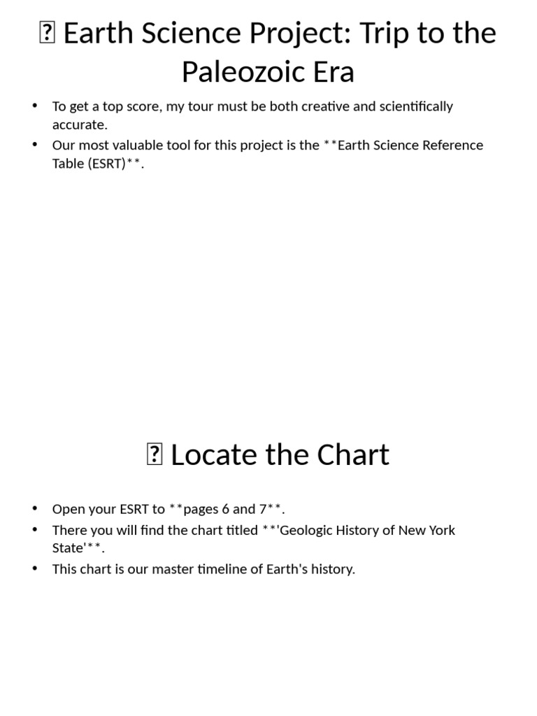 Paleozoic Era Earth Science Project | PDF