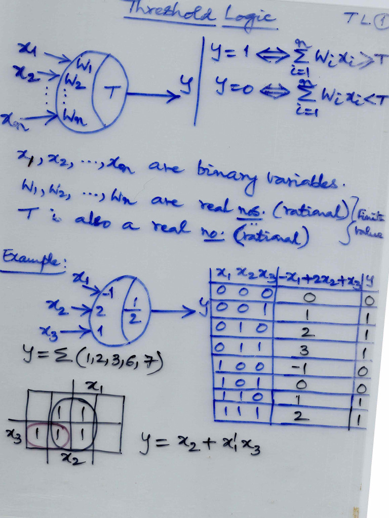 Threshold Logic (1) | PDF