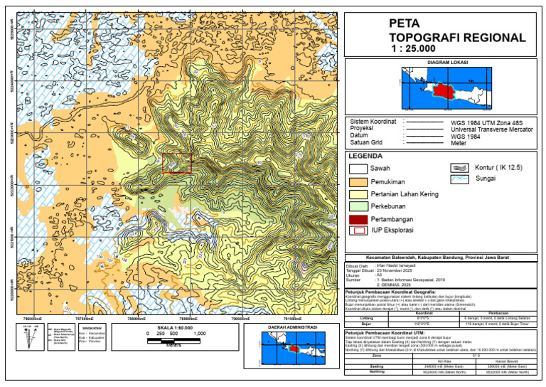Peta Topo Regional | PDF