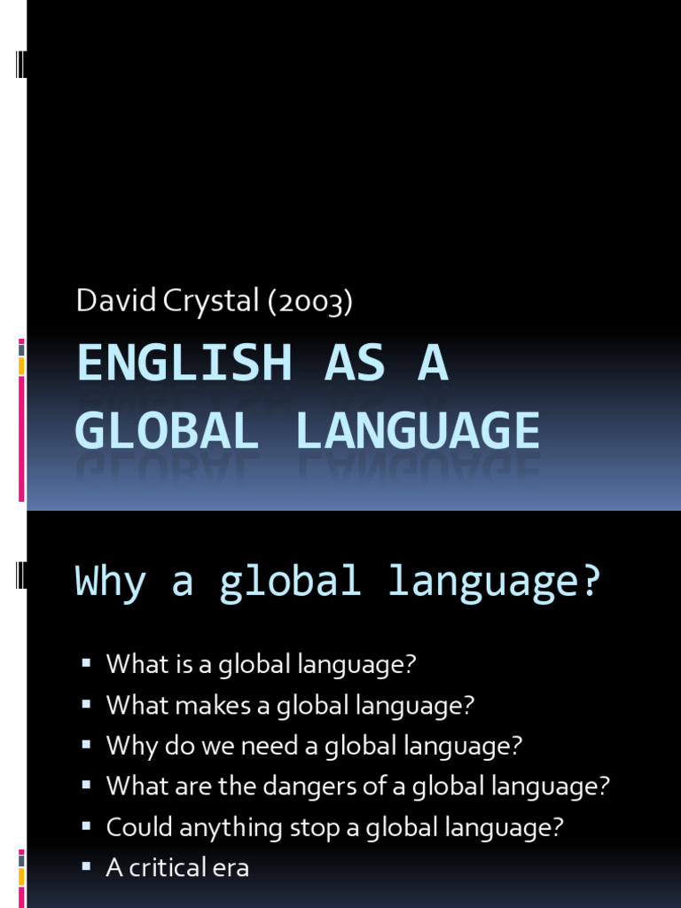 The Rise of English as a Global Language | PDF | English Language ...