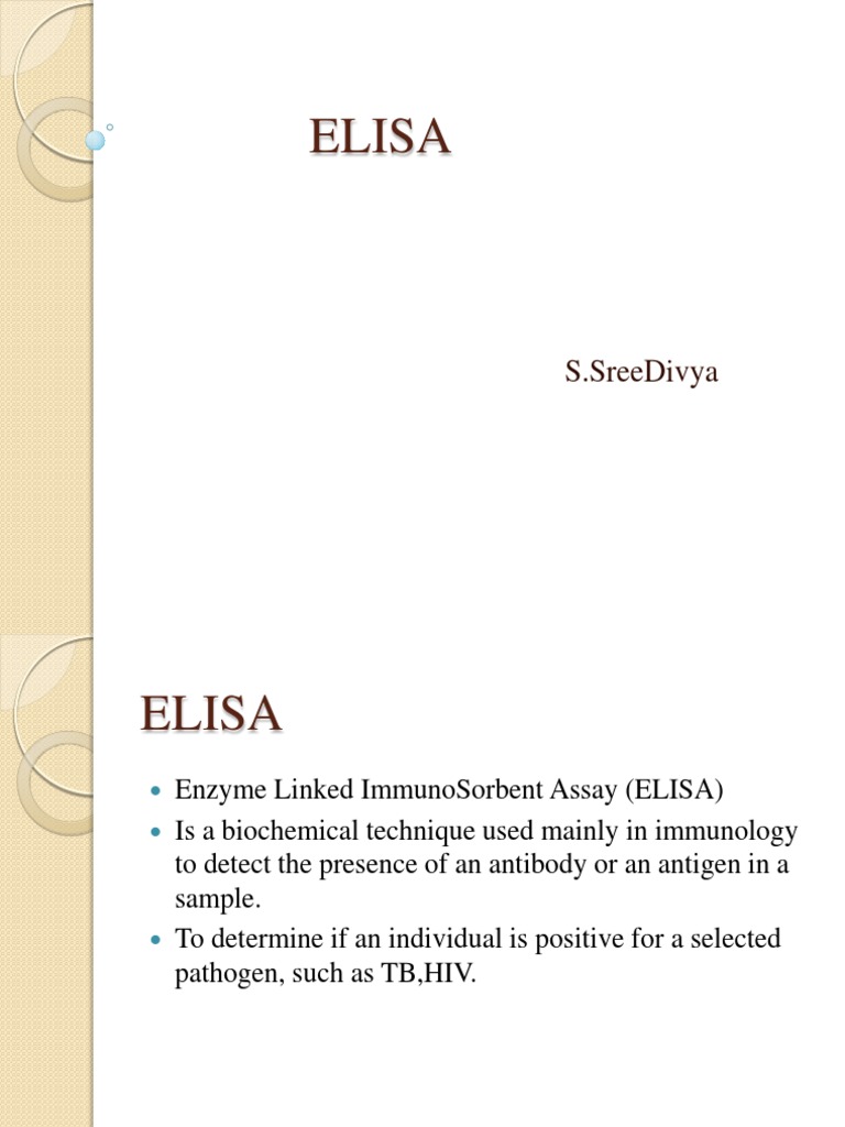 ELISA: Techniques and Applications Explained | PDF