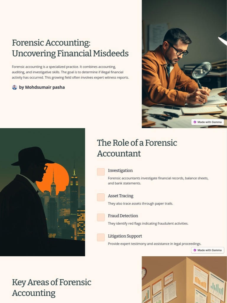 Forensic Accounting Uncovering Financial Misdeeds | PDF