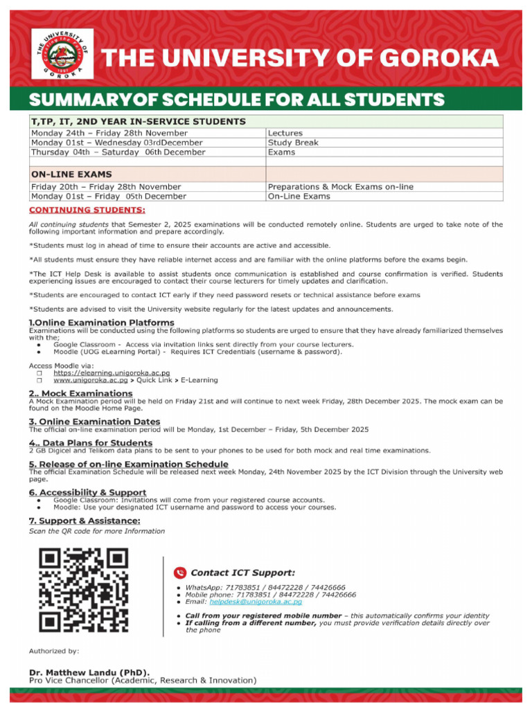 2025 Online Exam Announcements 2 | PDF