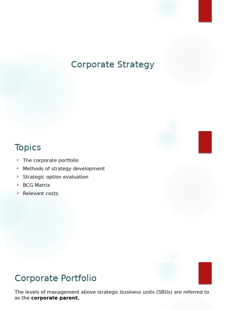 13. Corporate Strategy | PDF | Franchising | License