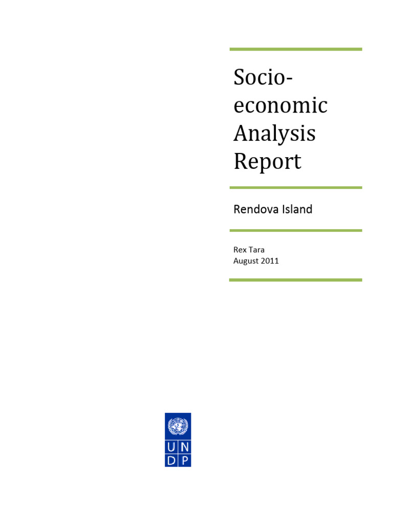 Socio economic analysis- final report | PDF | Poverty | Poverty ...