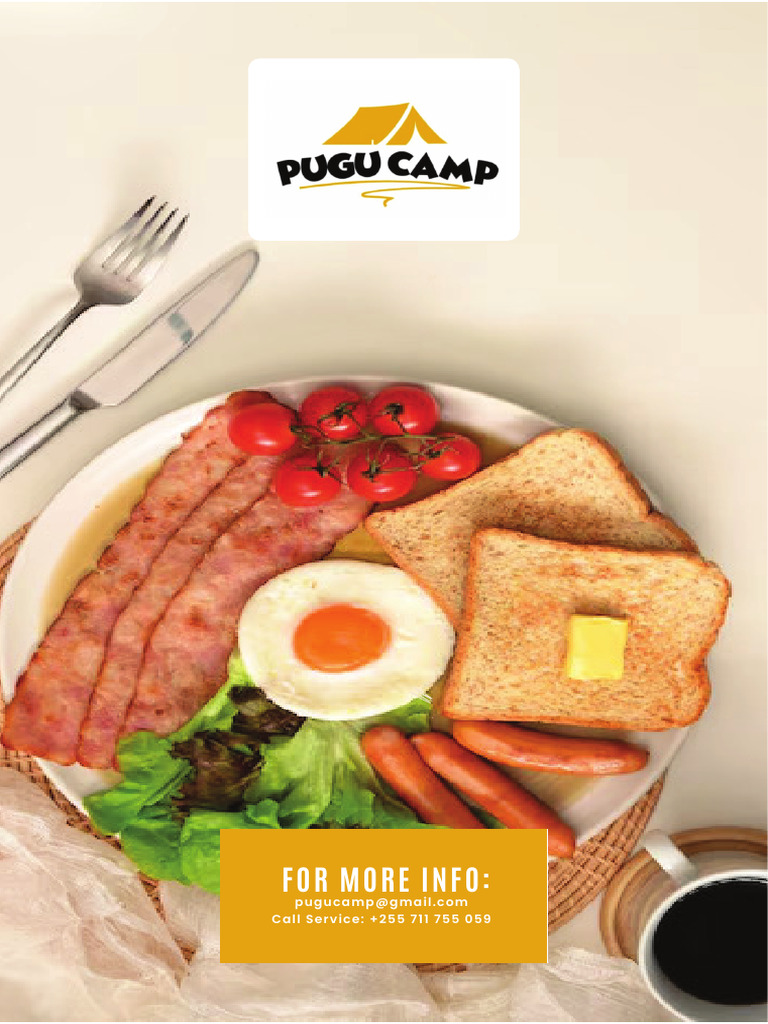 Pugu Menu Edited Copy2 | PDF | Hamburgers | French Fries