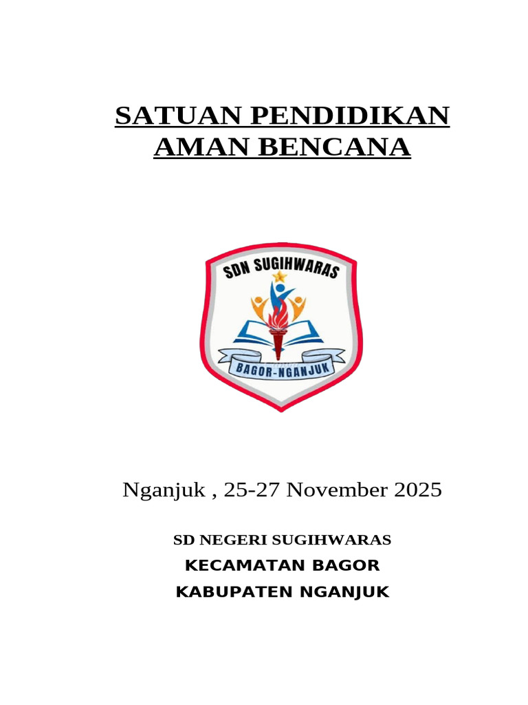 Cover Dan Pembatas Laporan Bos_kinerja_kec. Bagor (1) | PDF