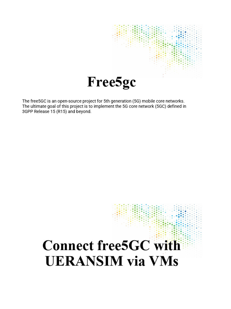 Free5GC Setup Guide for 5G Networks | PDF | Virtual Machine | Kernel ...