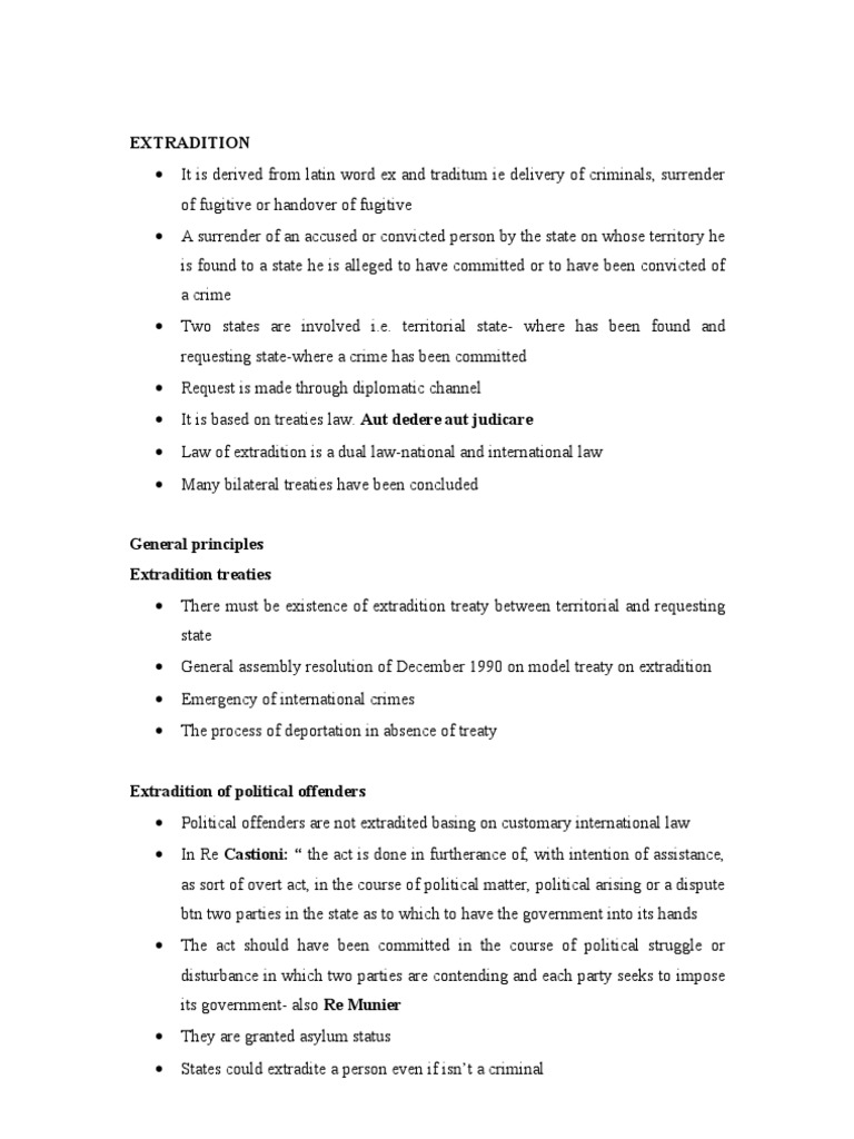 Extradition | PDF | Extradition | Treaty