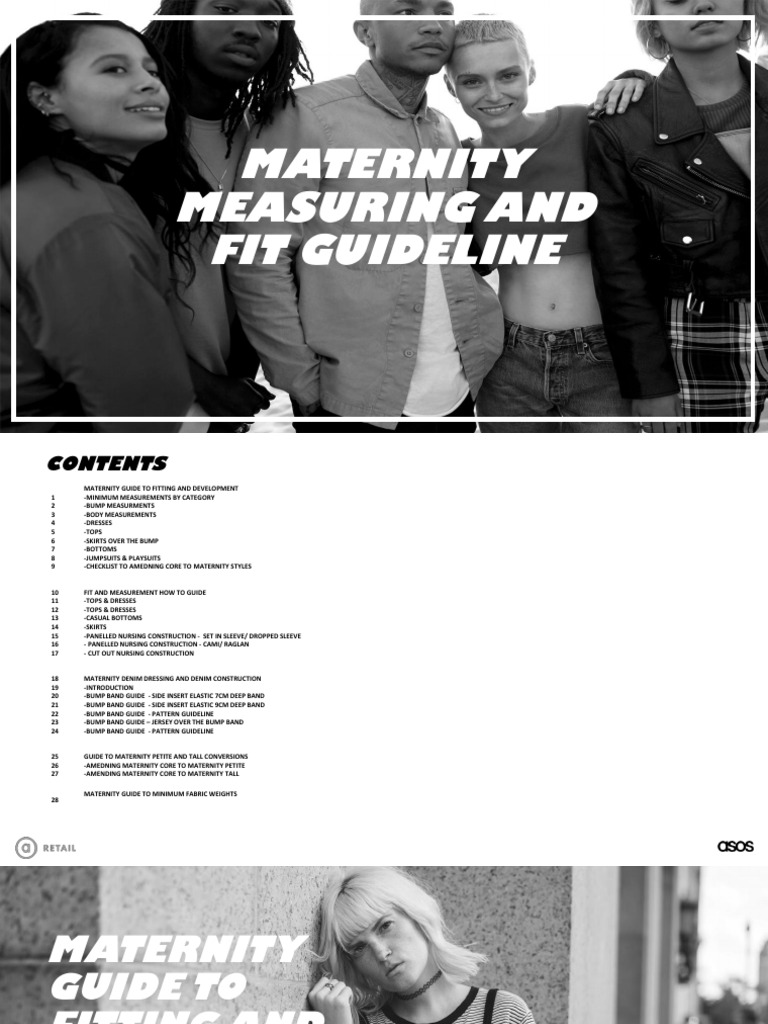 Maternity Supplier Pack Version 2 | PDF | Seam (Sewing) | Waist