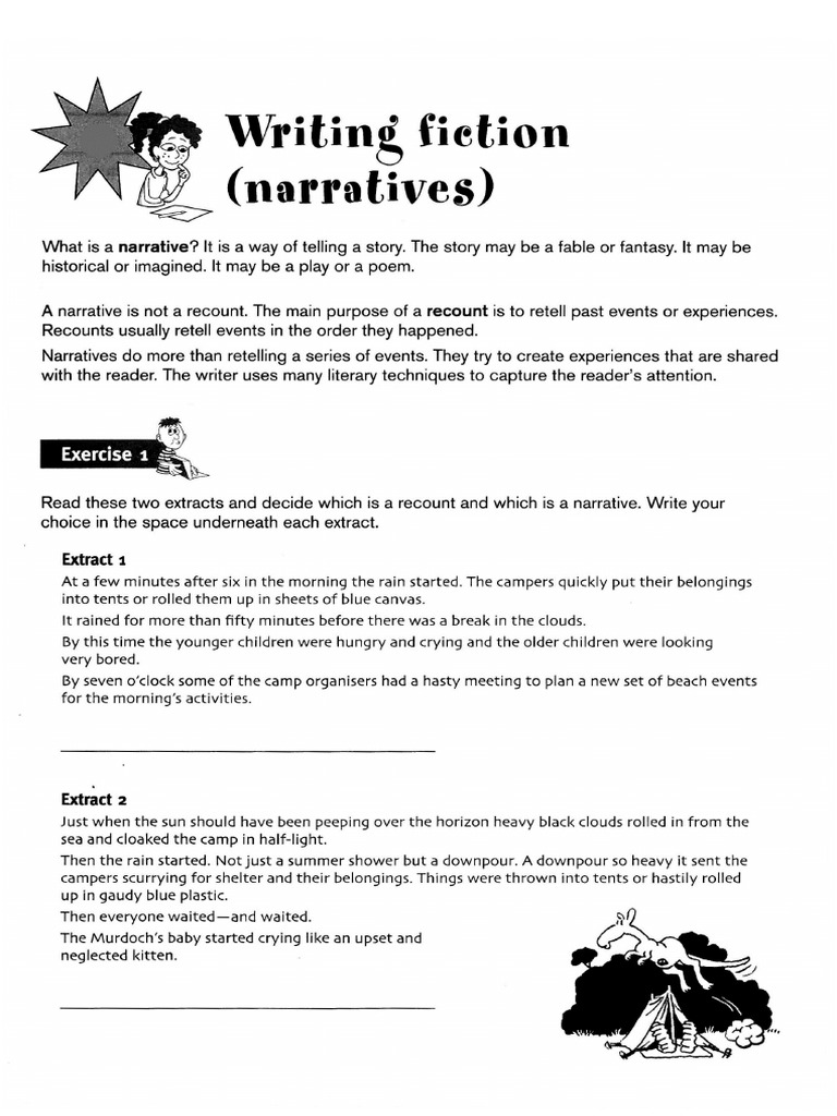 01 Writing Fiction Narratives | PDF