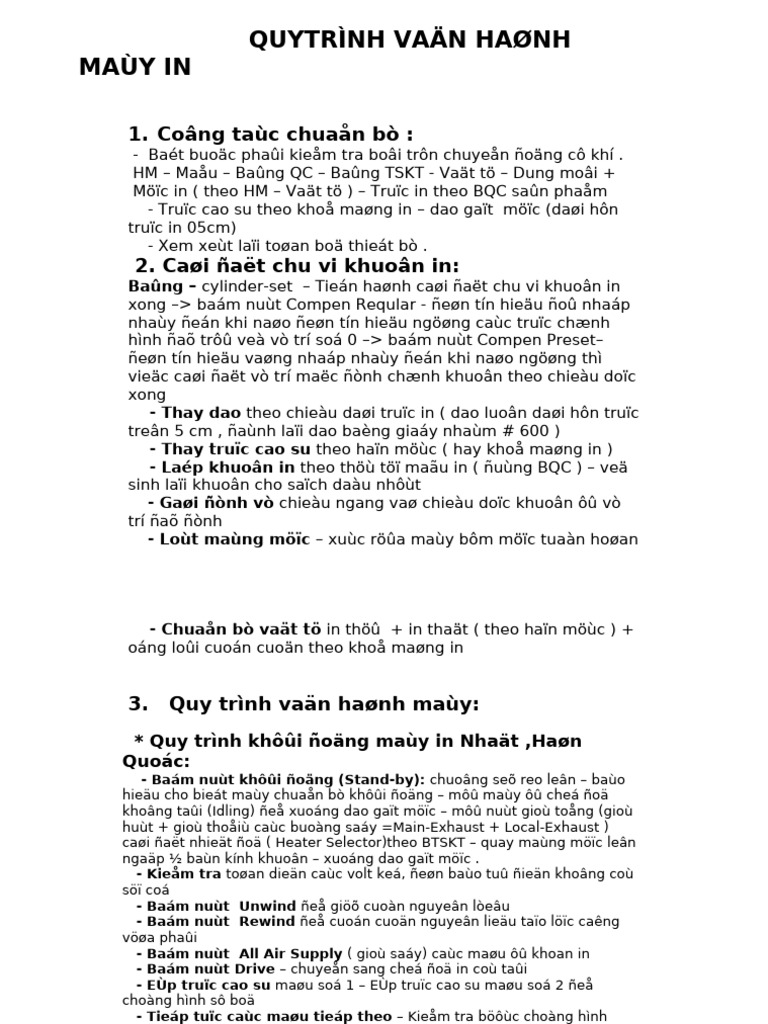Cong Tac Chuan Bi - 1 | PDF