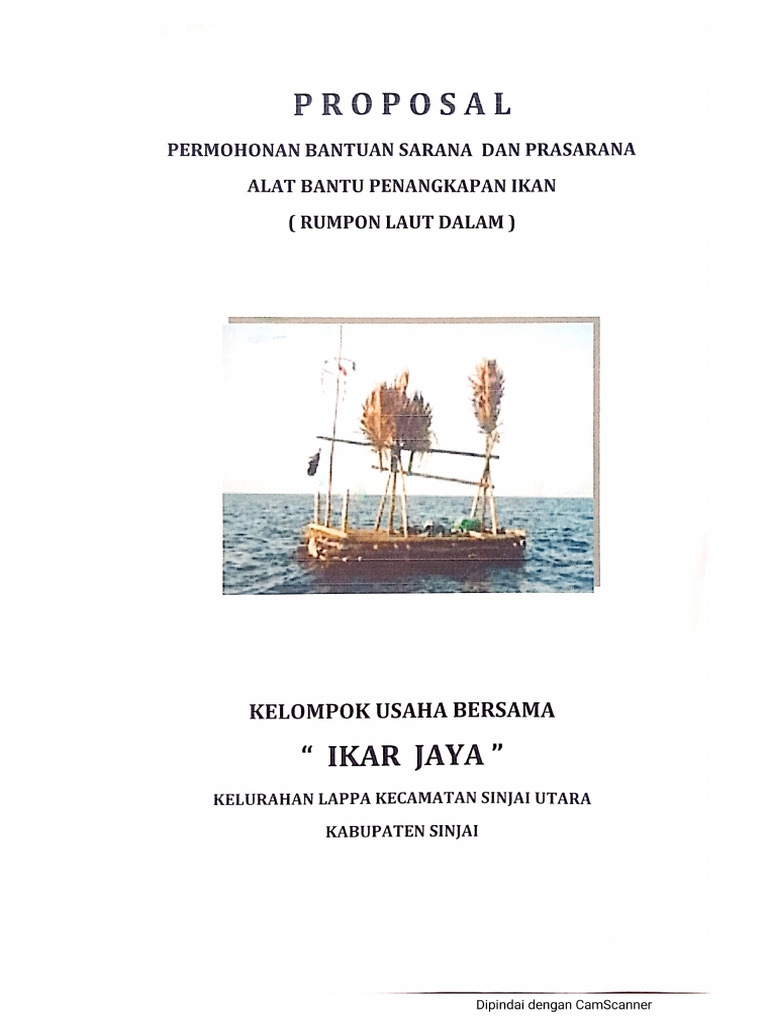 Contoh Proposal Perikanan Tangkap | PDF