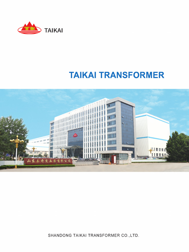 Company Brochure-Taikai Transformer | PDF | Transformer | Electric Power