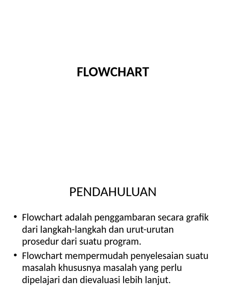 Panduan Lengkap Membuat Flowchart | PDF