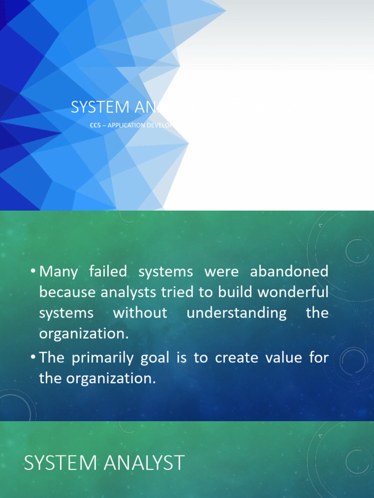 System Analysis and Design | PDF | Use Case | System
