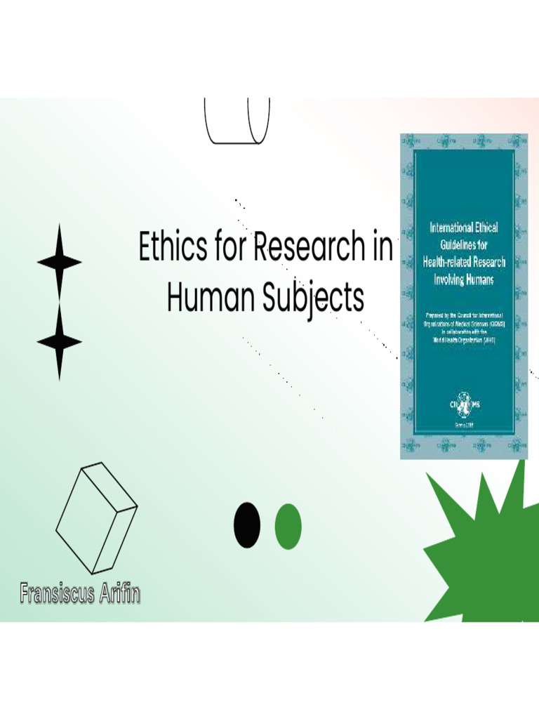Ethical Guidelines for Human Research | PDF | Risk | Informed Consent