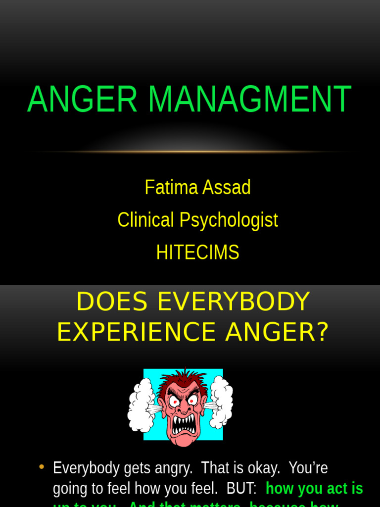 Anger Managment | PDF | Anger | Psychology