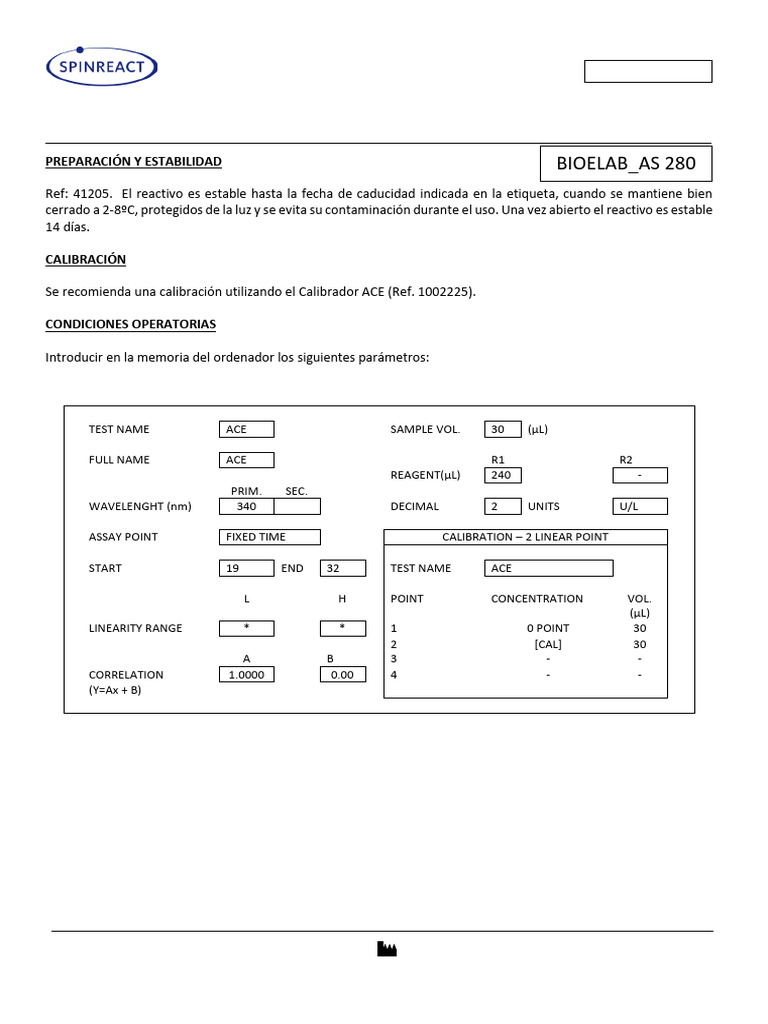 Ace Bioelab As280 Draft 01 | PDF | Laboratory Techniques | Laboratories