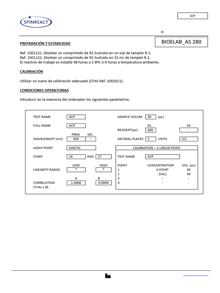 Acp Bioelab As280 Draft 01 | PDF | Chemistry | Laboratory Techniques