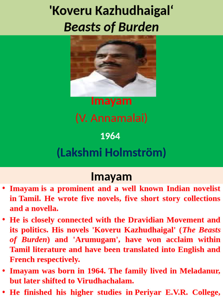 Imayam 1 | PDF