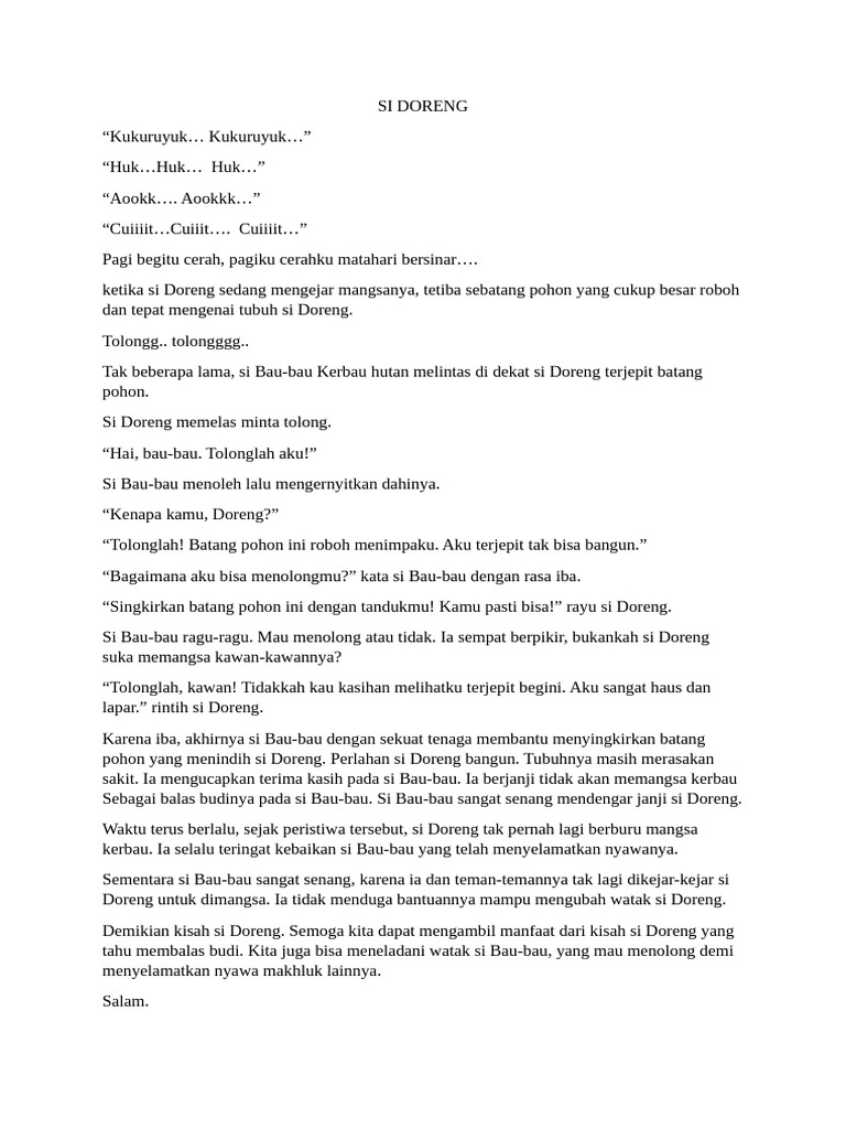 SI DORENG | PDF