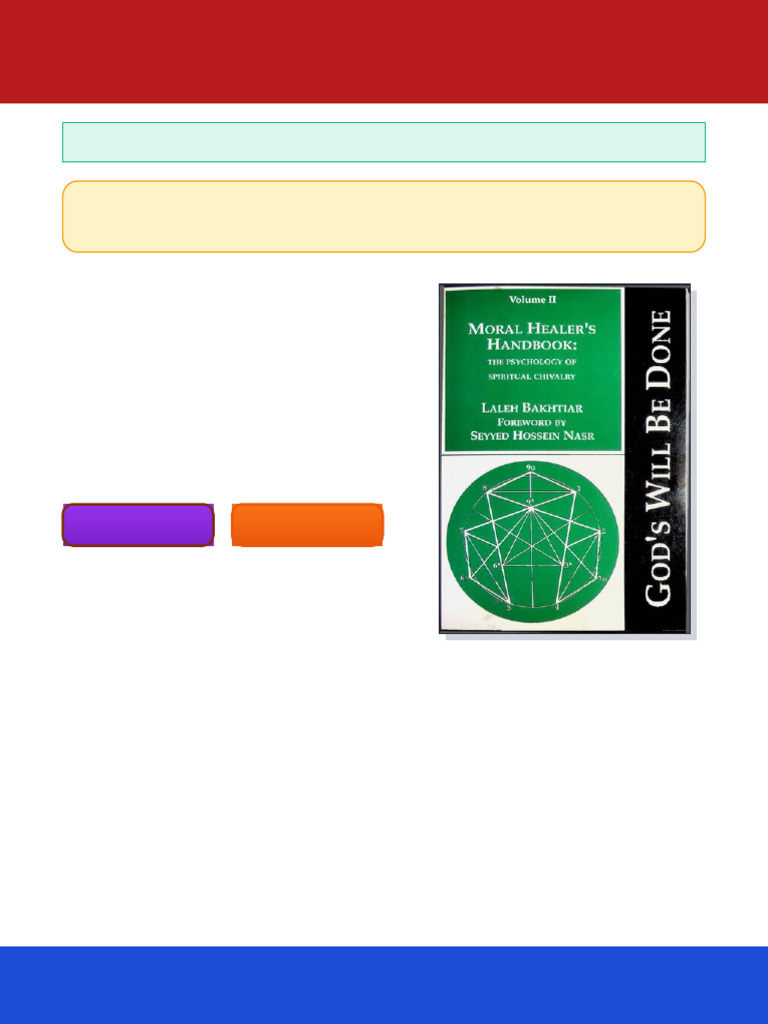 Moral Healers Handbook - The Psychology of Spiritual Chivalry - vol II ...