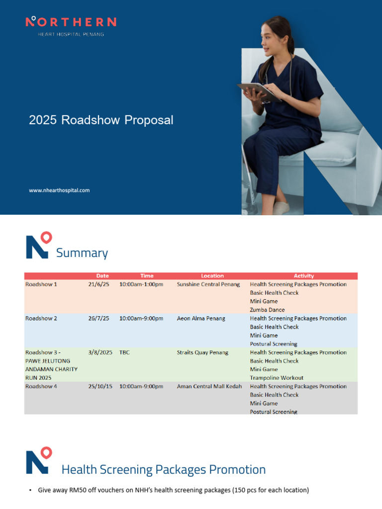 2025 NHH Roadshow Proposal | PDF
