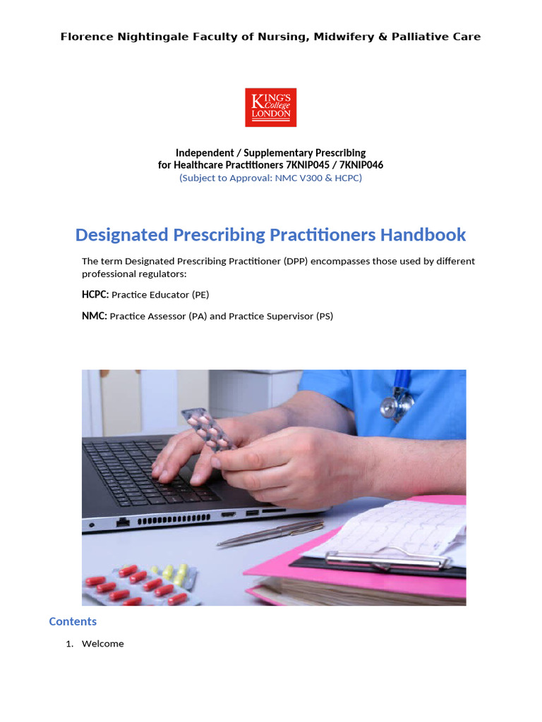 Prescribing DPP Handbook | PDF | Midwife | Nursing