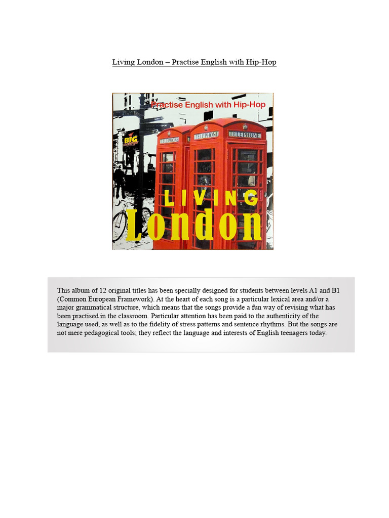 Booklet Living London | PDF | Word | Salad
