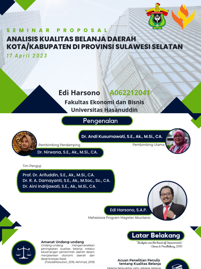 Kualitas Belanja Daerah Sulawesi Selatan | PDF