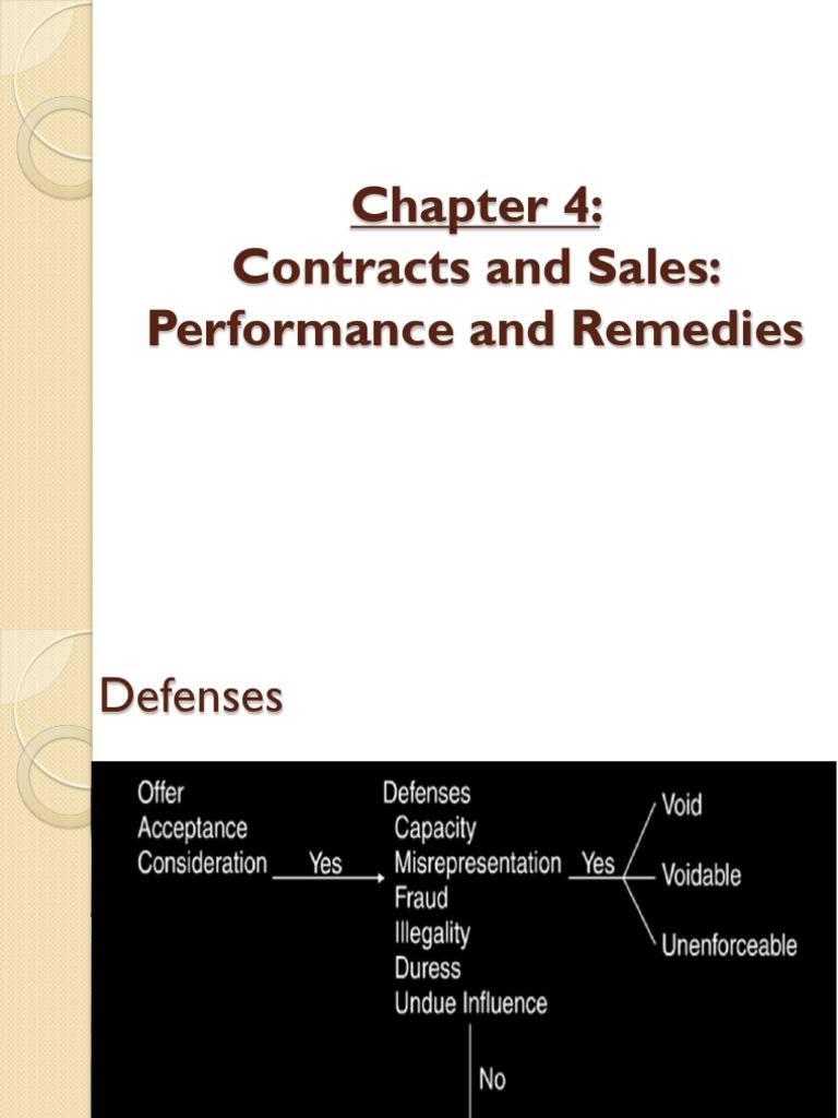 Contracts: Capacity, Performance, Remedies | PDF | Damages ...