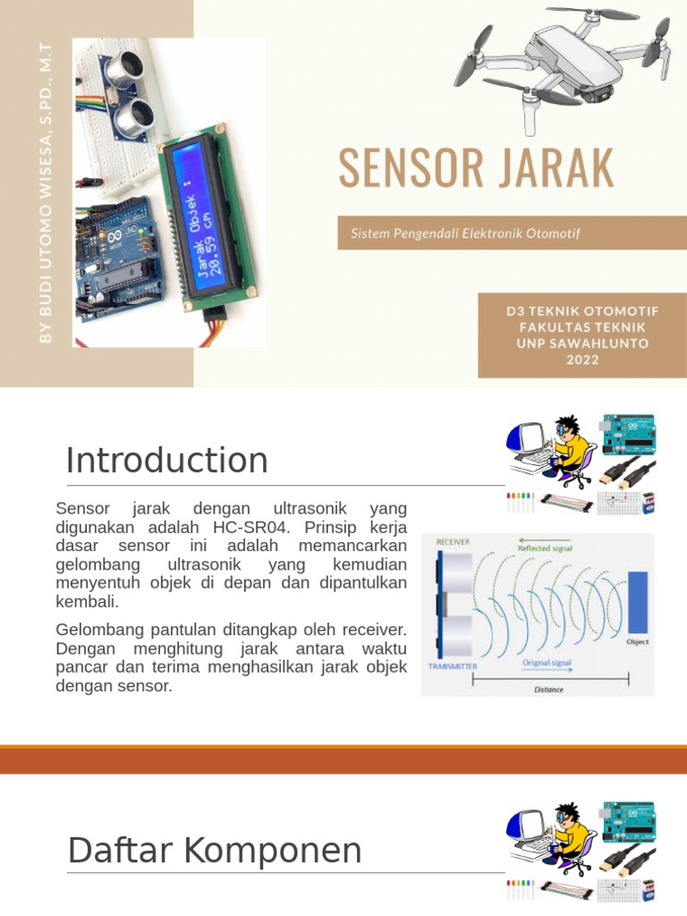 Sensor Ultrasonik HC-SR04 dan Arduino | PDF
