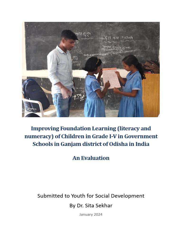 Report of The Evaluation of Education FLN Project IDRF YSD by DR Sita ...