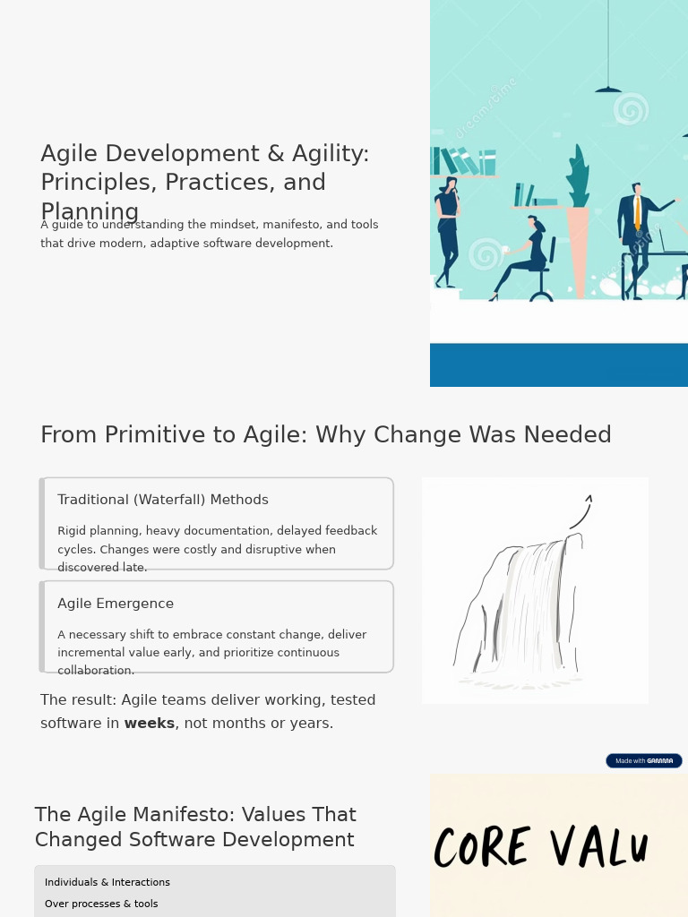 Agile Development: Principles & Practices | PDF | Agile Software ...