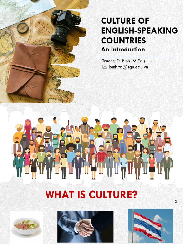 Culture in English-Speaking Nations | PDF