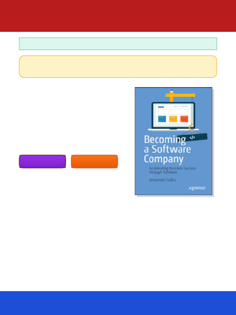 Becoming a Software Company: Accelerating Business Success through ...