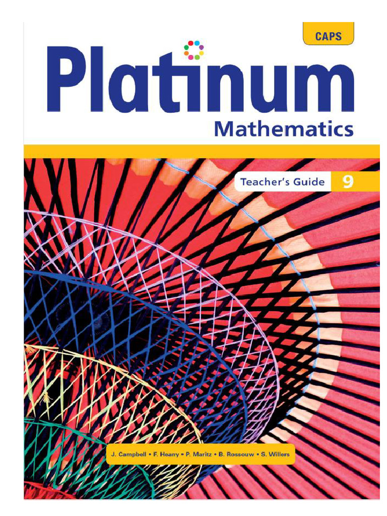 Platinum Mathematics GR 9 Teacher's Guide | PDF